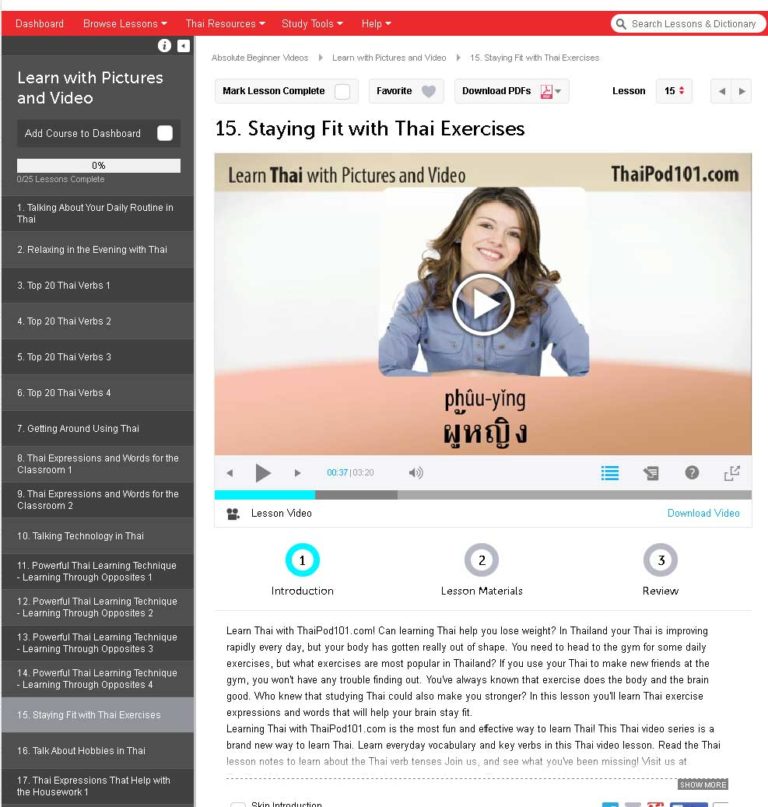 Thai Pod 101 Language Learning Review - Hello Thailand